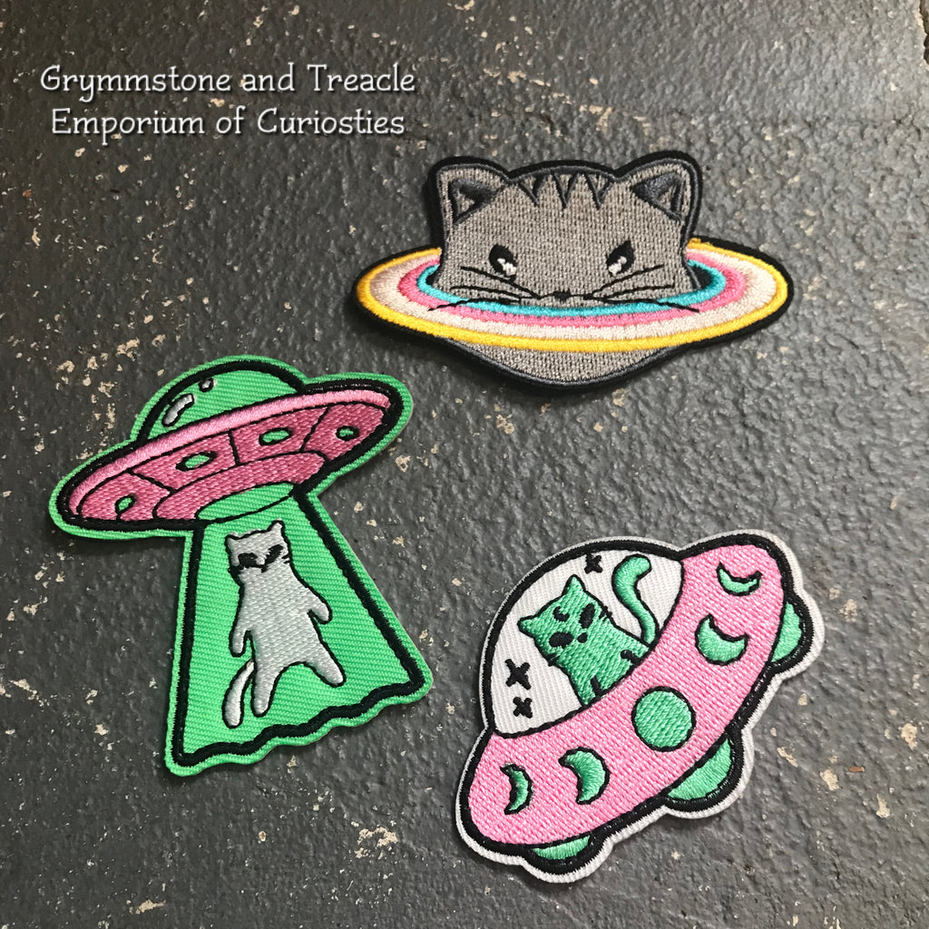 Space Cat Patches – Grymmstone and Treacle Emporium