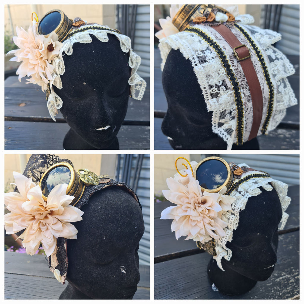 Monocle Steampunk Fantasy Headpiece - One of a Kind – Grymmstone and ...